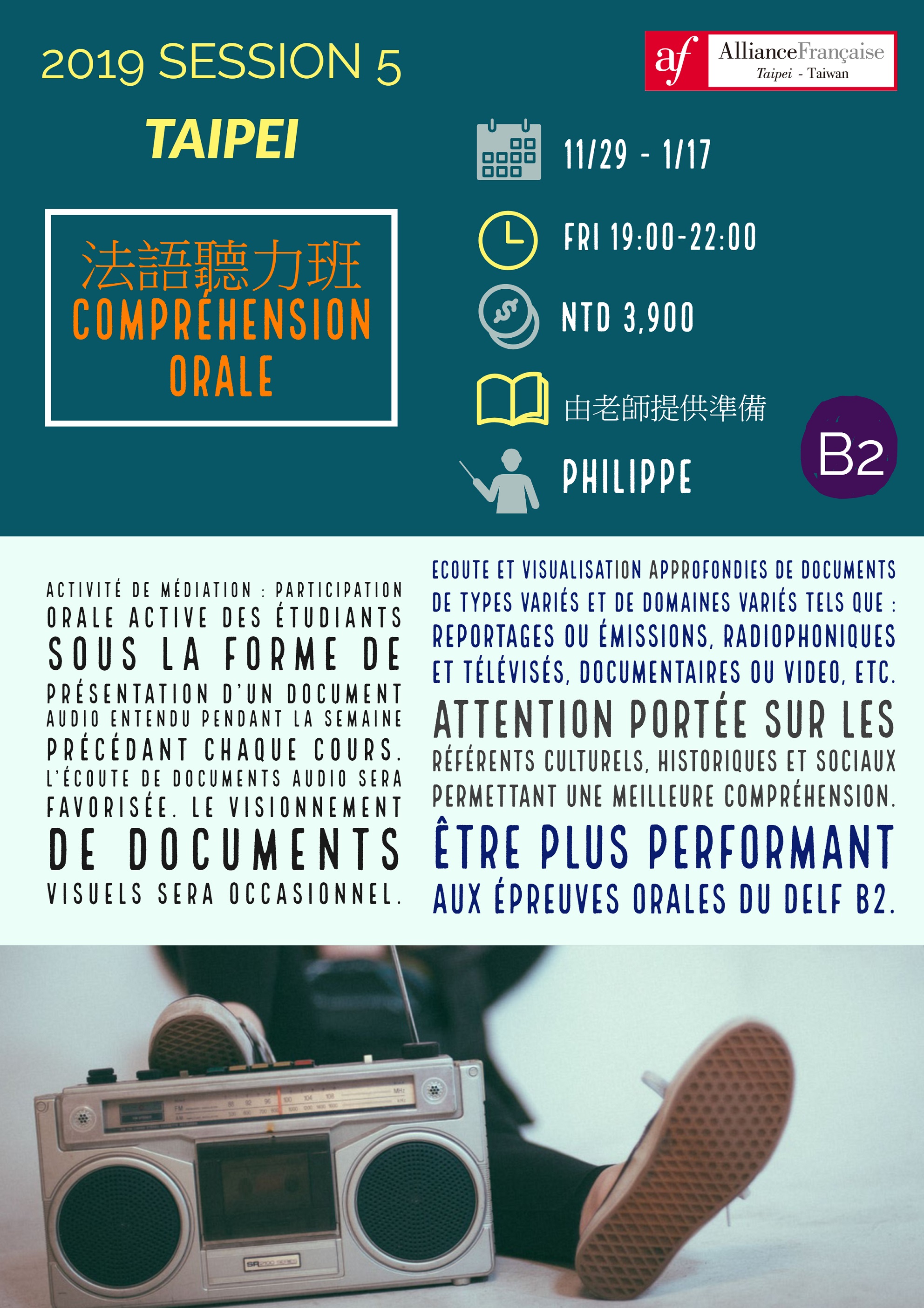 Workshops level B2 - Alliance française